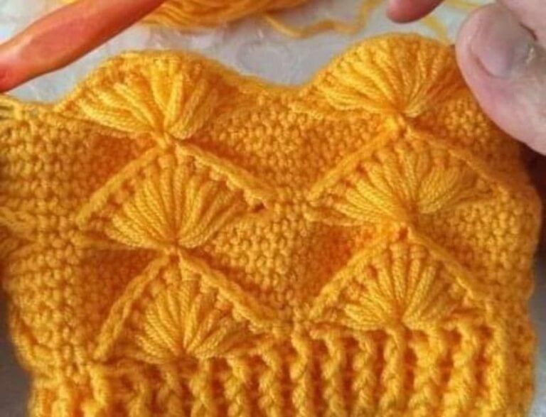 How to Crochet Jasmine Stitch - The World Crochet