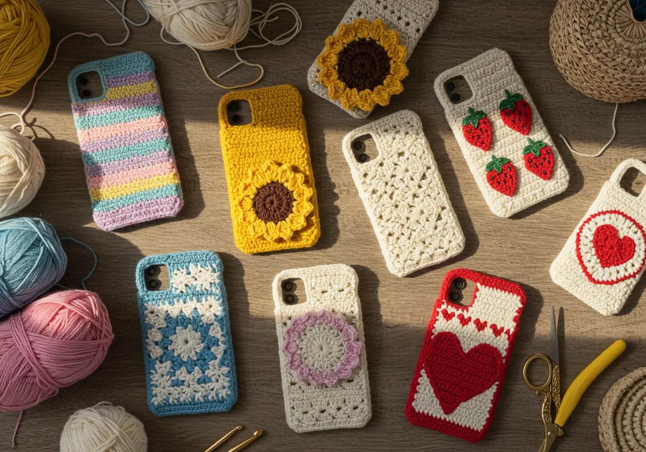 10 Beautiful Crochet Phone Case Ideas You’ll Love to Make - The World ...
